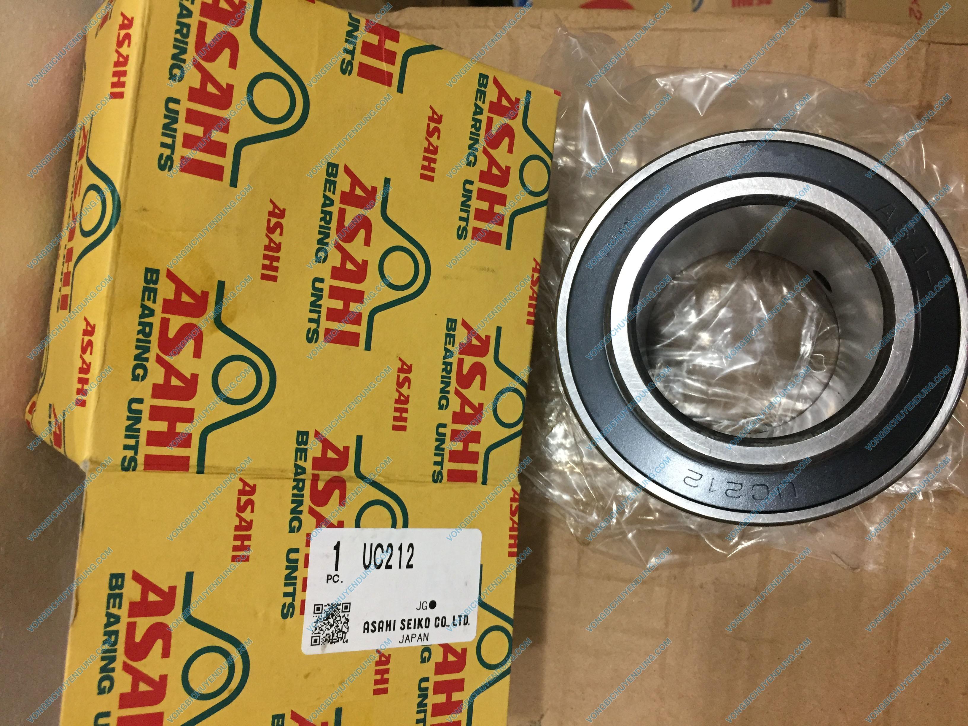 Vòng bi ASAHI UC212, Bạc đạn ASAHI UC 212 - 60x110x65.1mm
