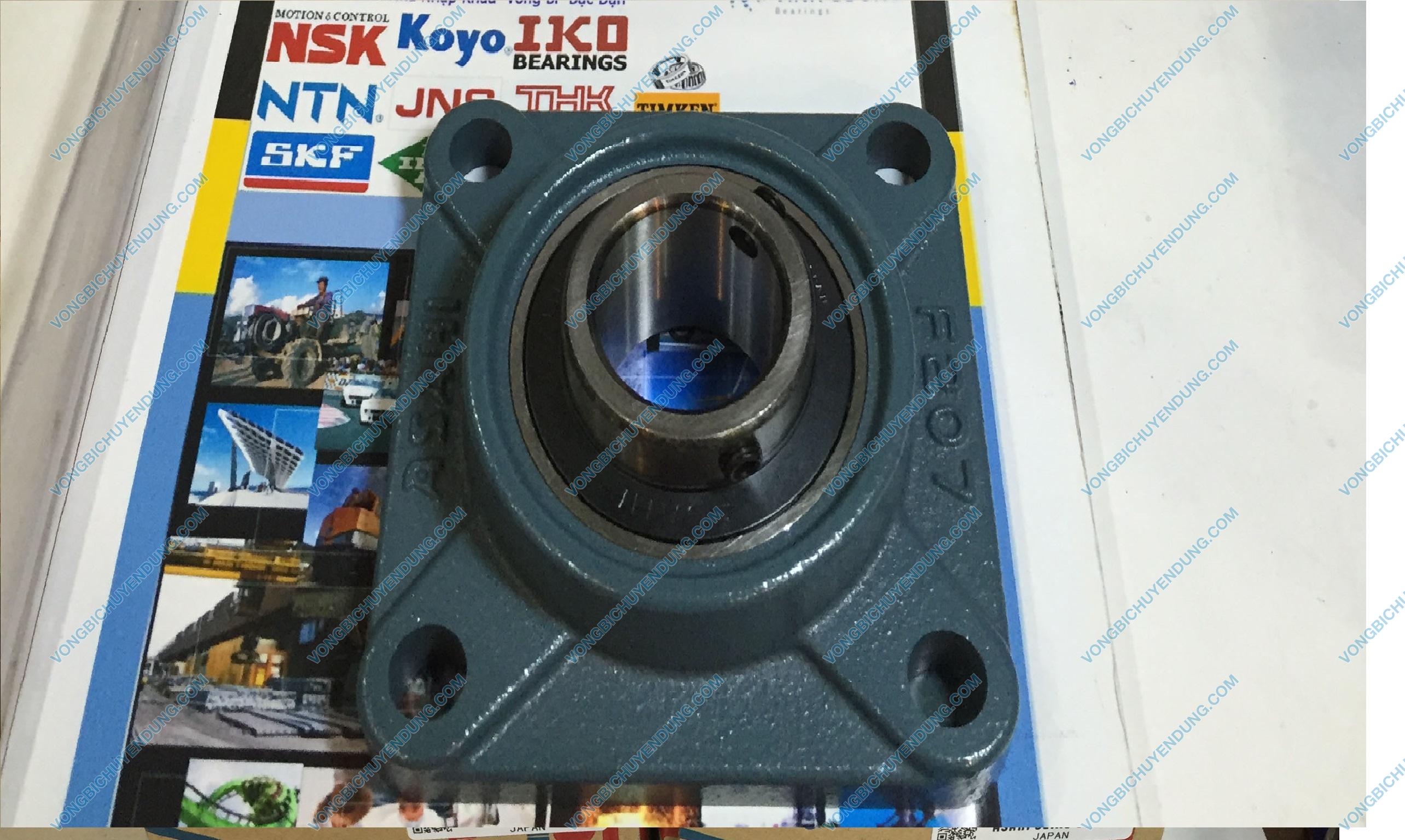 Gối đỡ ASAHI UCF207, Vòng bi ASAHI UCF207, lắp cho trục 35mm