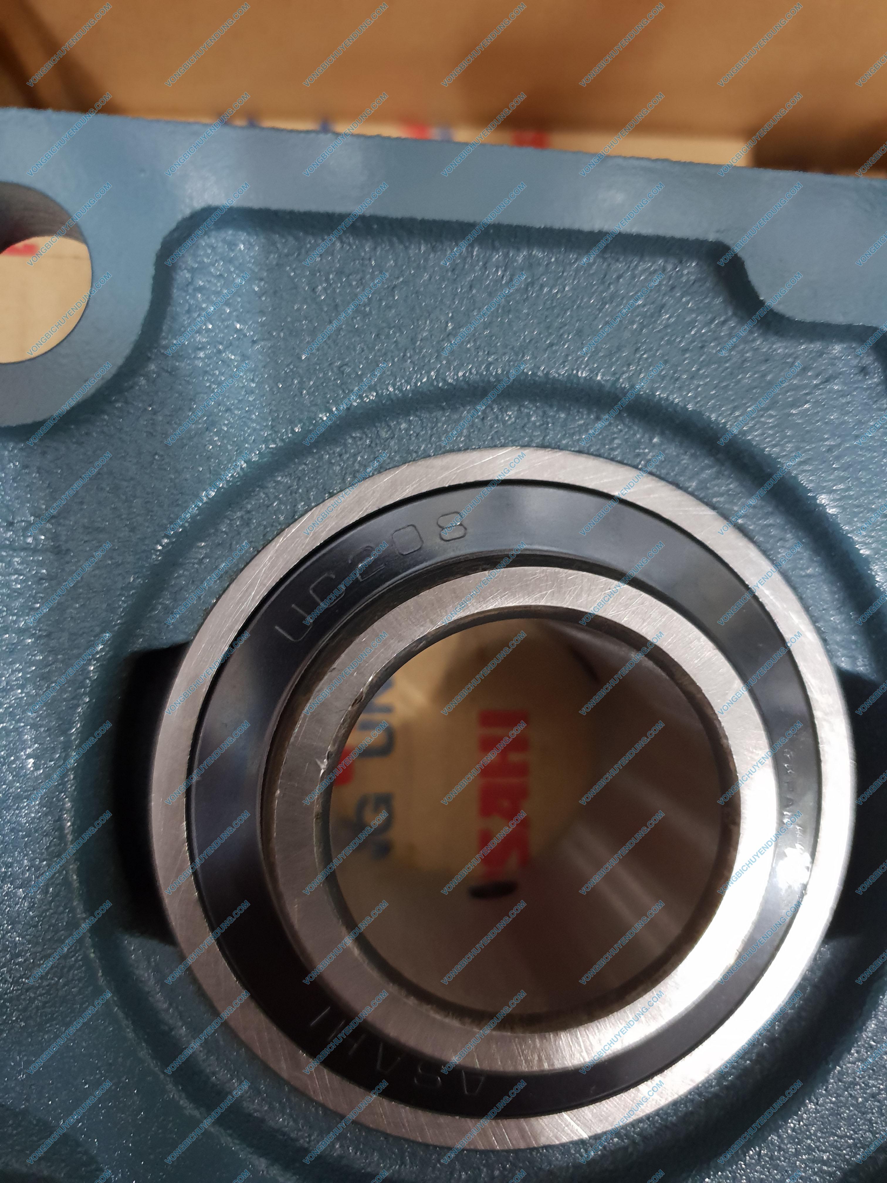 Gối đỡ ASAHI UCF208, Vòng bi ASAHI UCF208, lắp cho trục 40mm