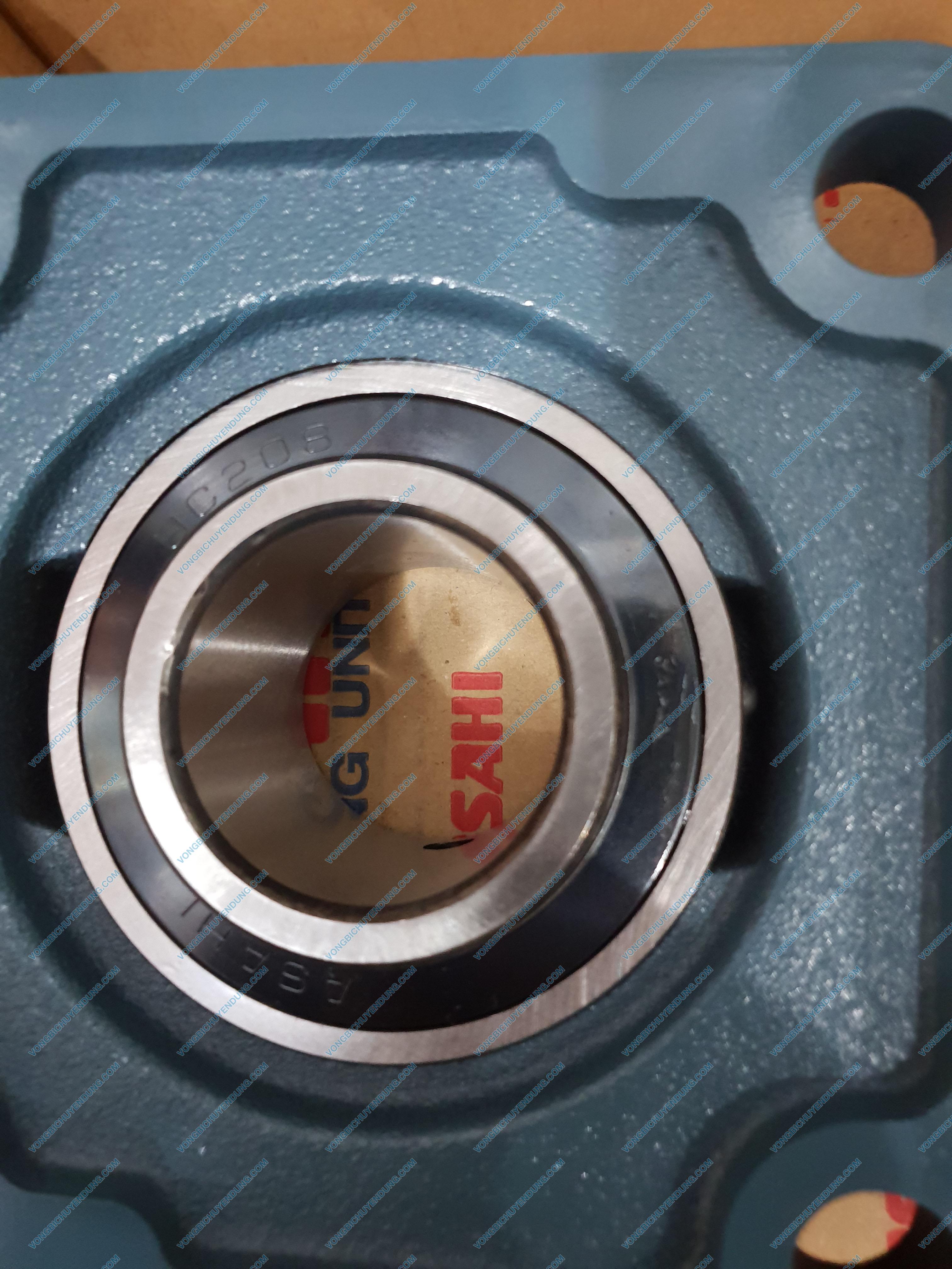 Gối đỡ ASAHI UCF208, Vòng bi ASAHI UCF208, lắp cho trục 40mm