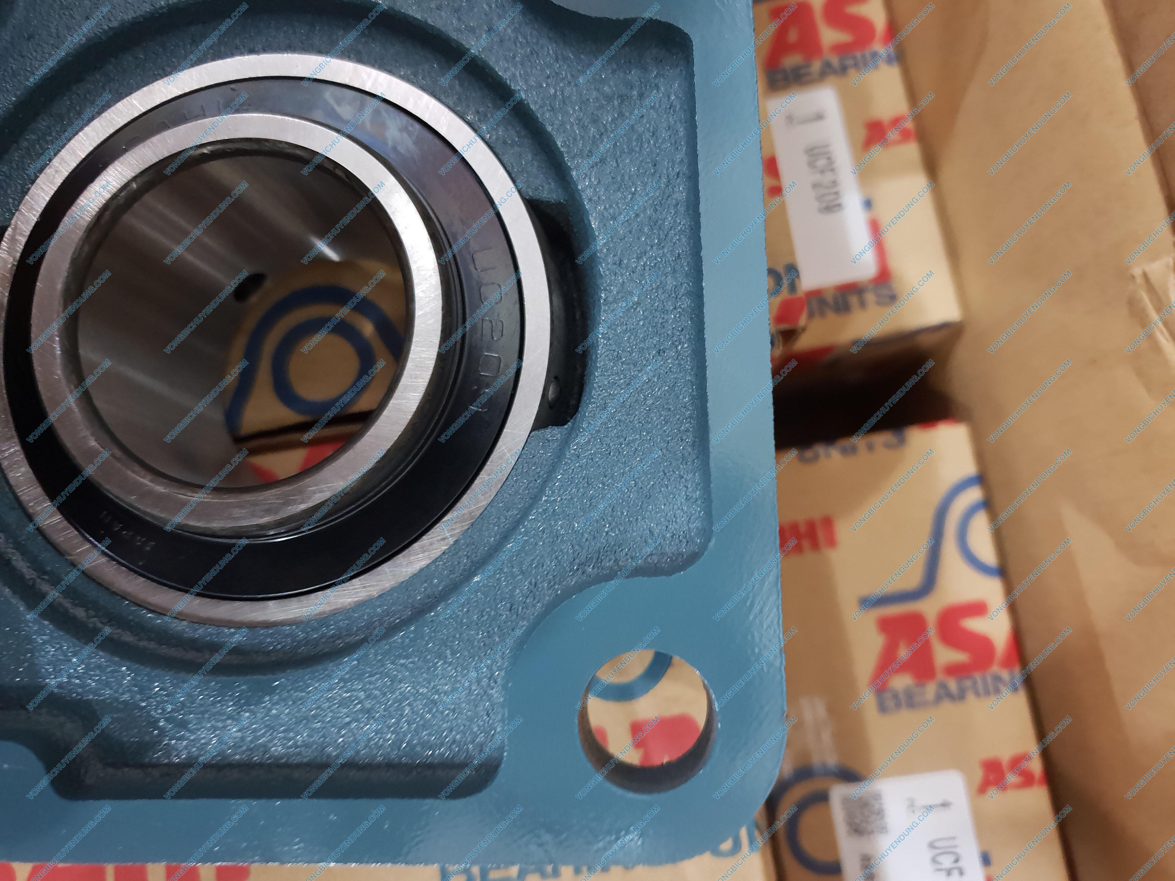 Gối đỡ ASAHI UCF209, Vòng bi ASAHI UCF209, lắp cho trục 45mm