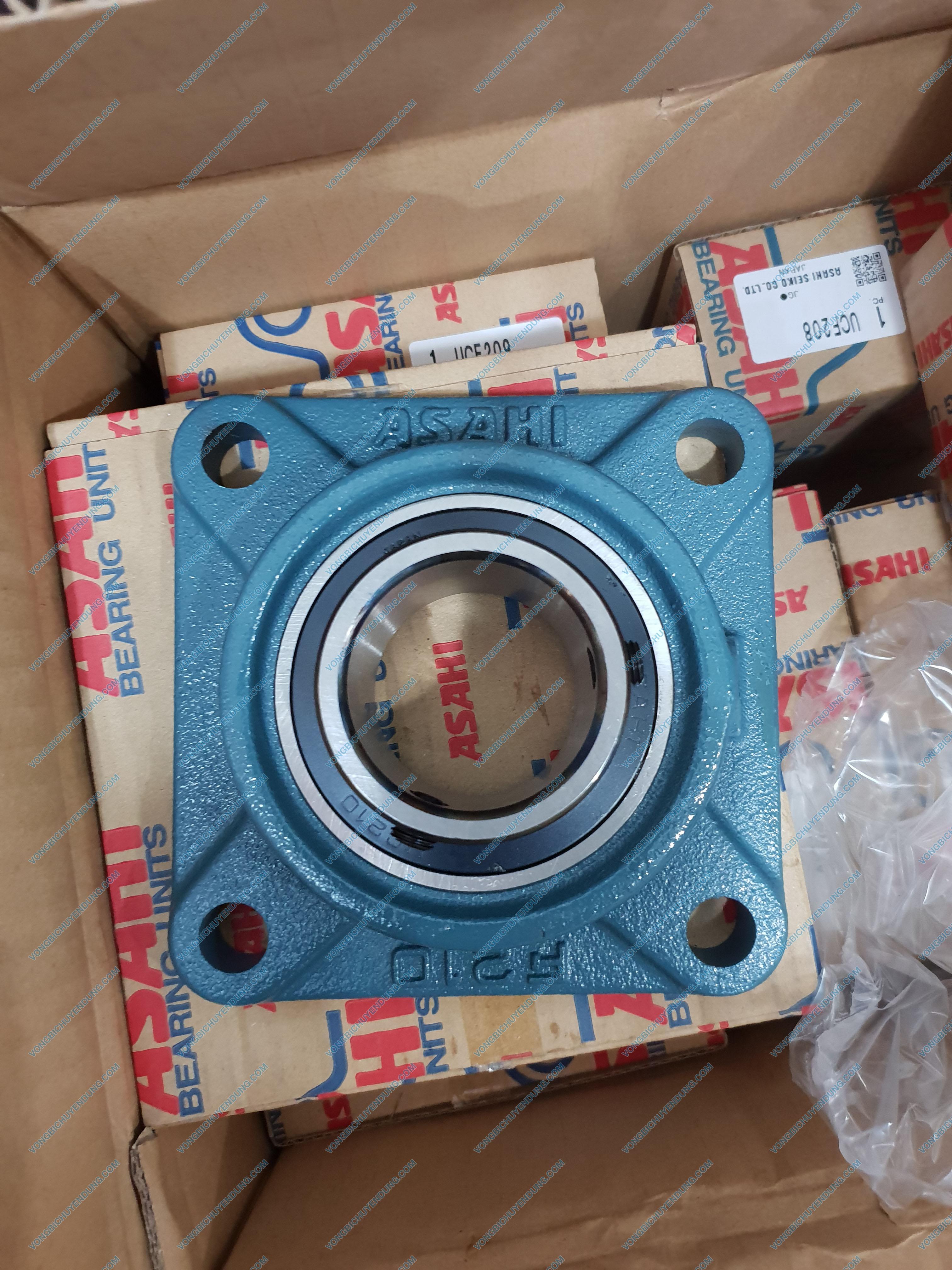 Gối đỡ ASAHI UCF210, Vòng bi ASAHI UCF210, lắp cho trục 50mm