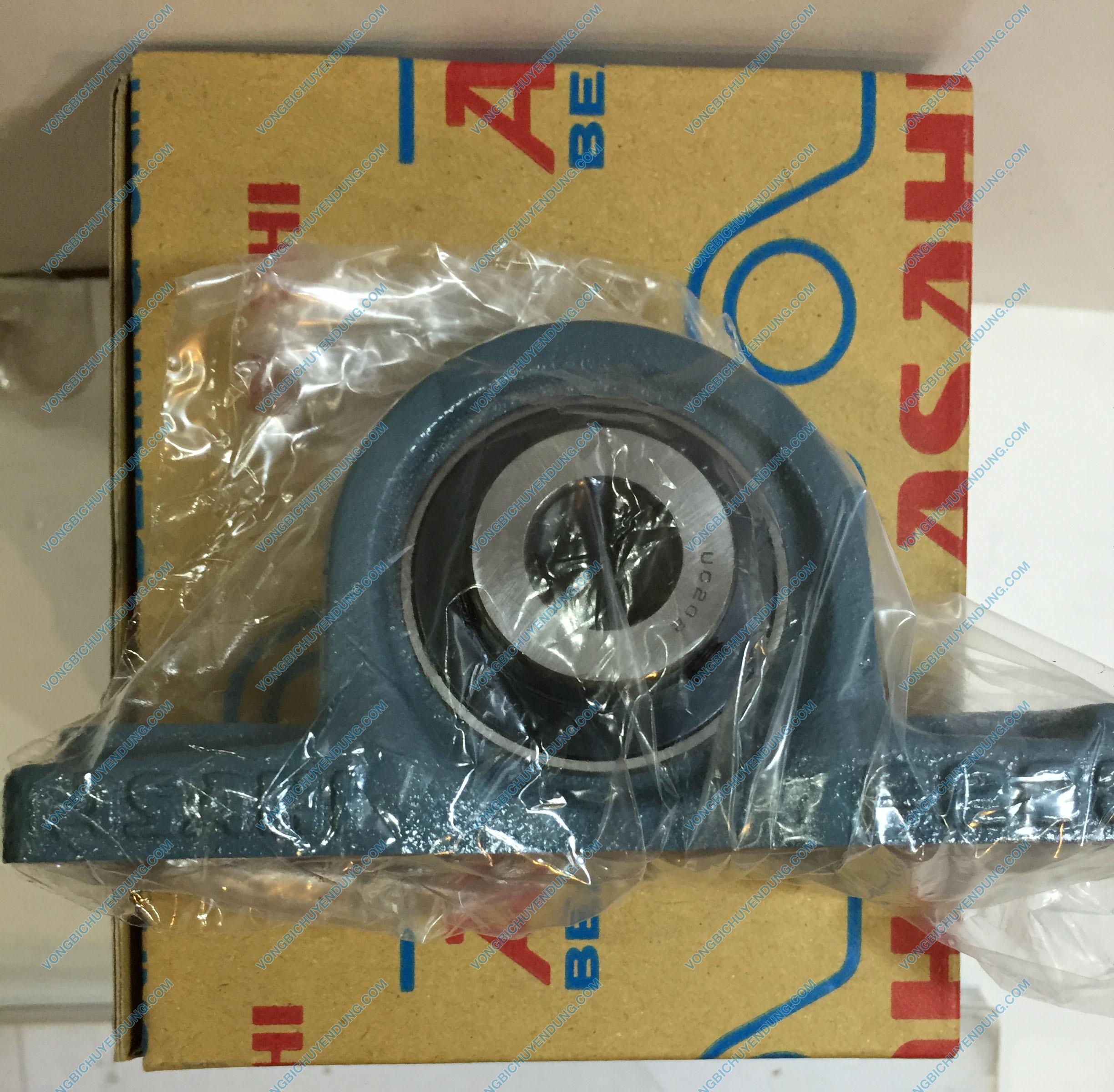 Gối đỡ ASAHI UCP202, Vòng bi ASAHI UCP202, lắp cho trục 15mm