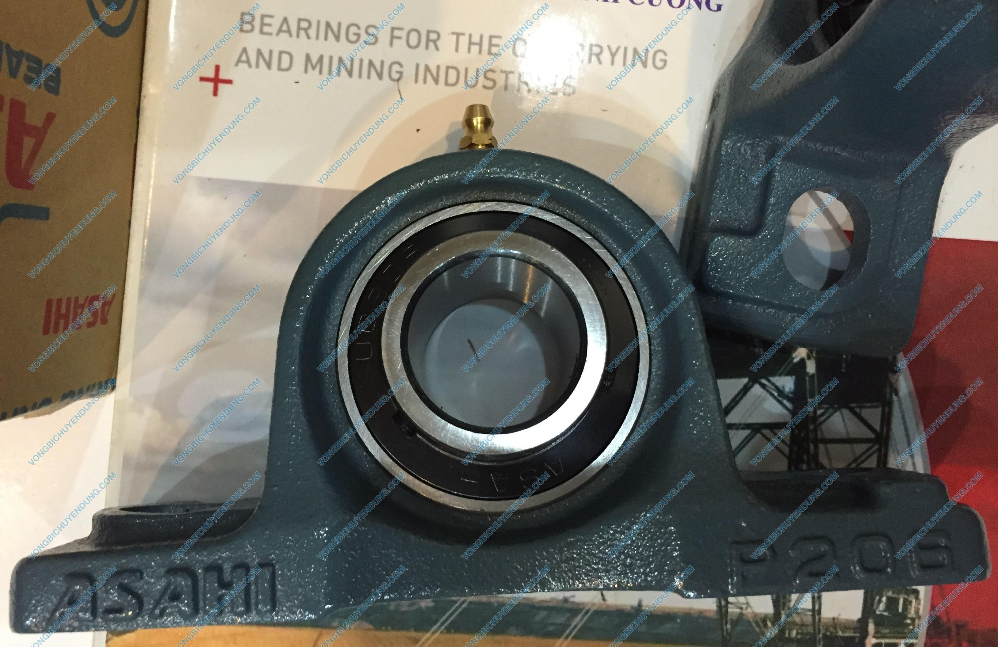 Gối đỡ ASAHI UCP206, Vòng bi ASAHI UCP206, lắp cho trục 30mm