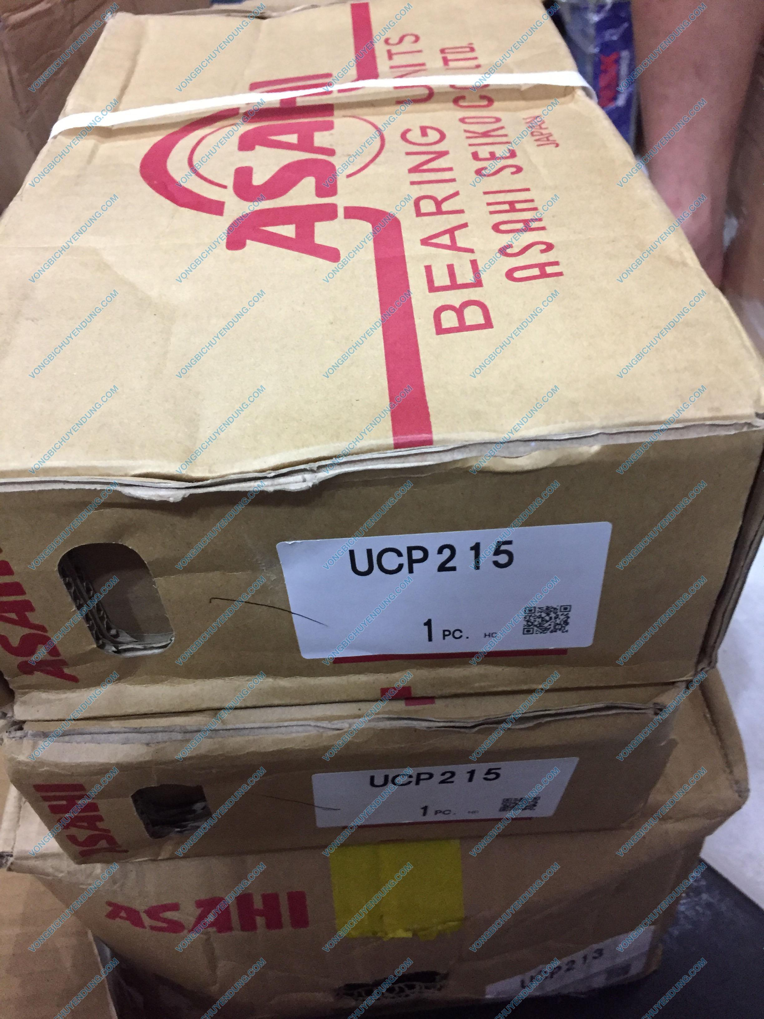 Gối đỡ ASAHI UCP215, Vòng bi ASAHI UCP215, lắp cho trục 75mm