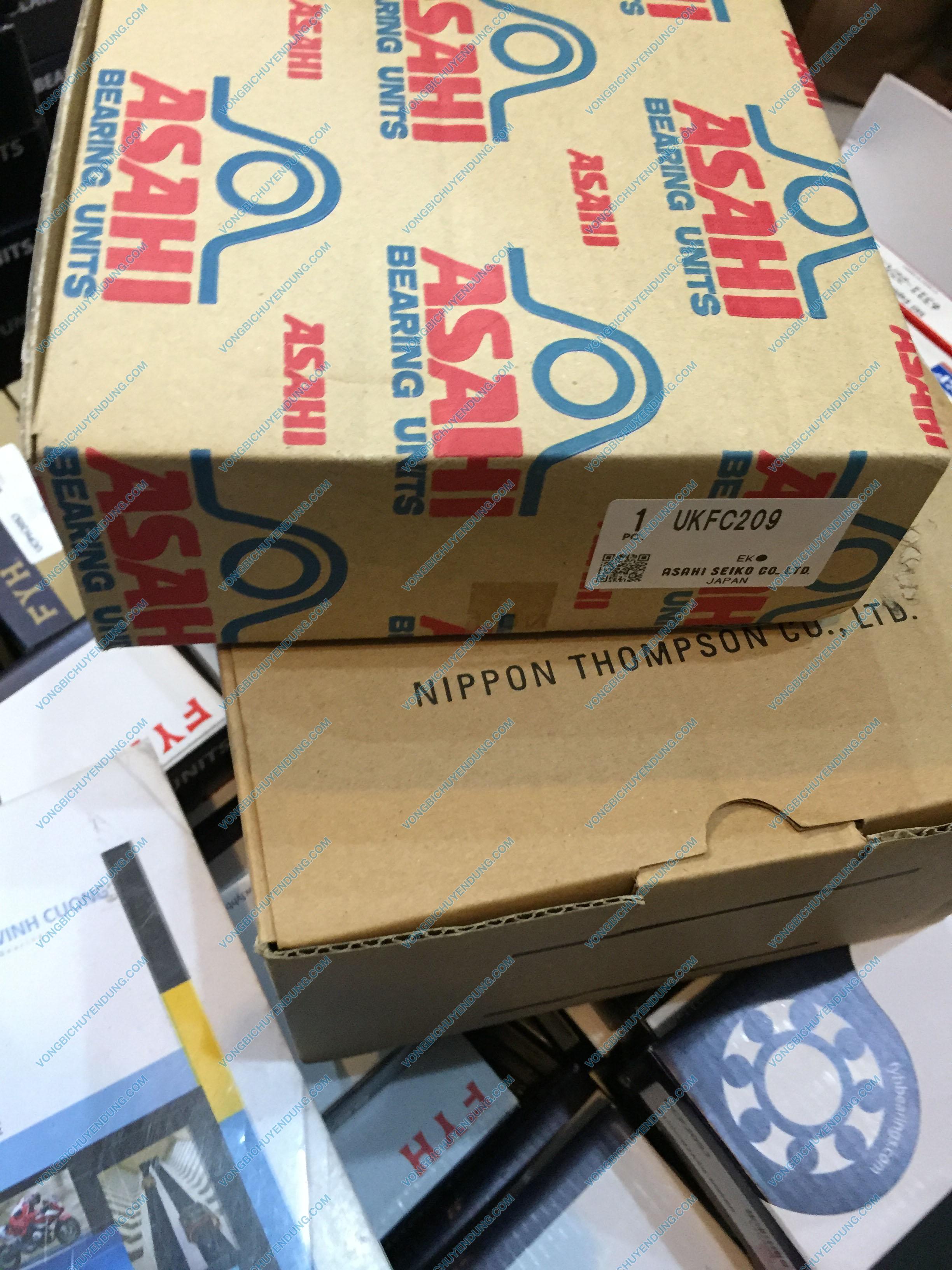 Gối đỡ ASAHI UKFC209, Vòng bi ASAHI UKFC 209, lắp cho trục 40mm